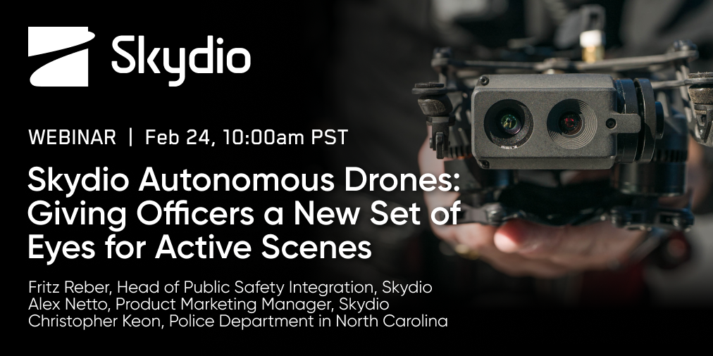 Webinar: Autonomous police drones for emergency scenes | Skydio